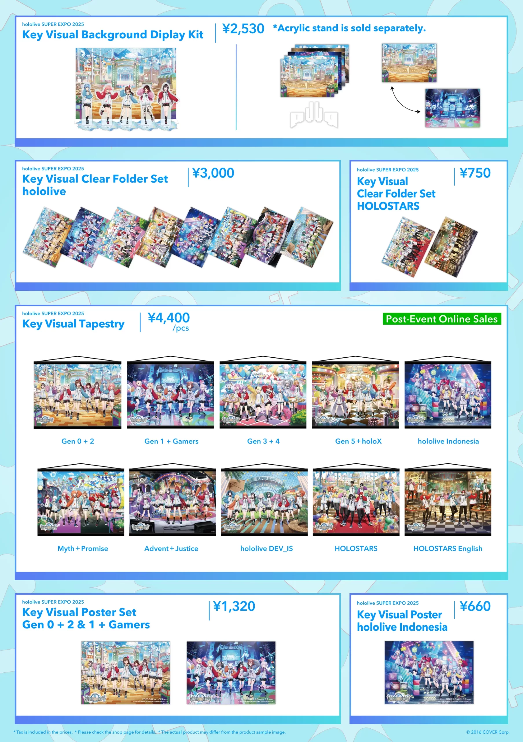 Merch | hololive SUPER EXPO 2025 & hololive 6th fes. Color Rise Harmony ...